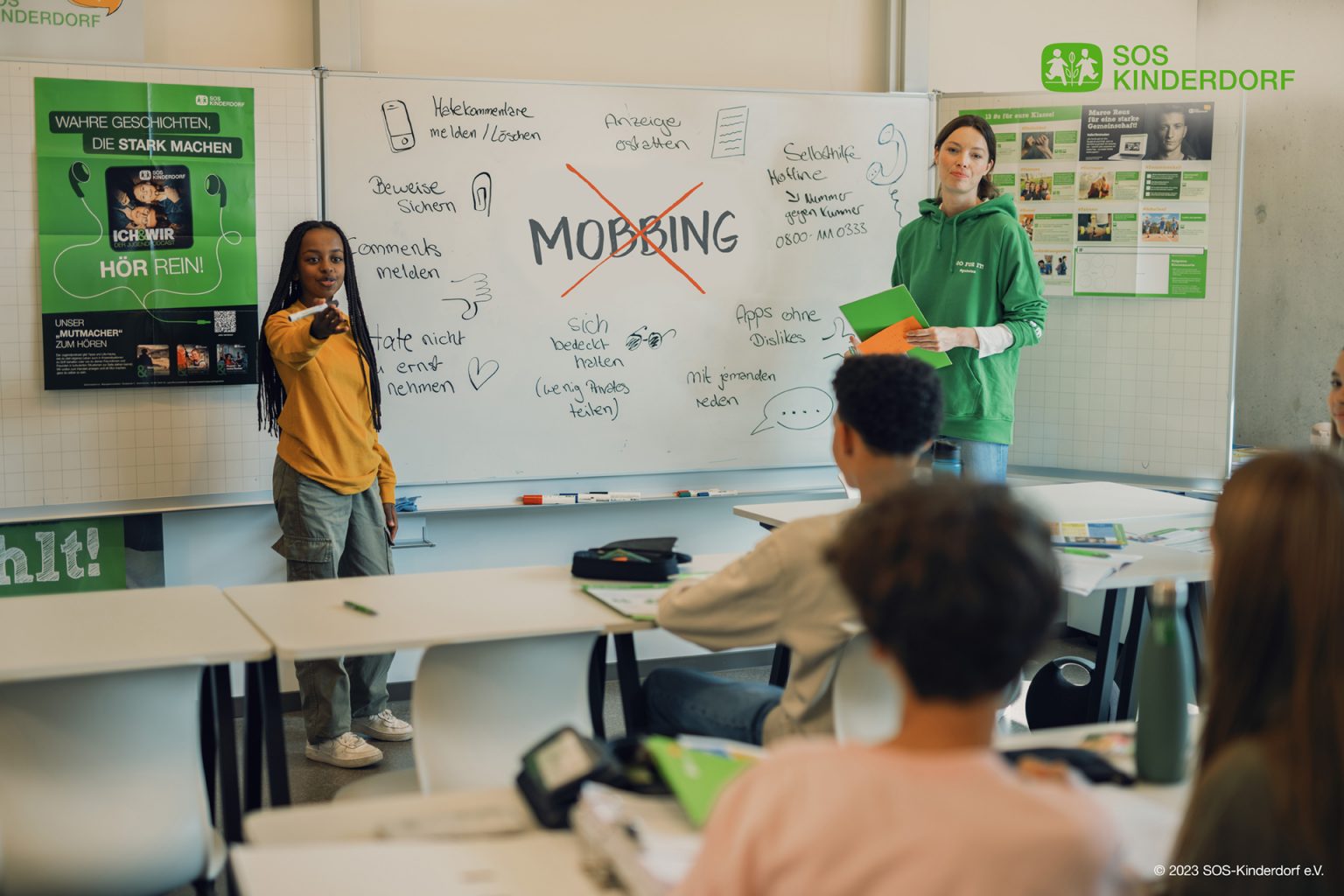 Stark gegen Mobbing mit kostenfreiem Unterrichtsmaterial von SOS ...
